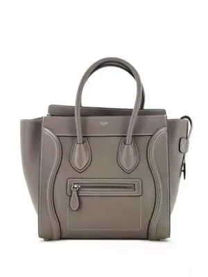 Celine Luggage Bag Grainy Leather Micro Tote