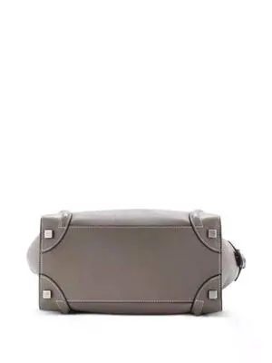 Celine Luggage Bag Grainy Leather Micro Tote