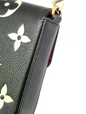 LOUIS VUITTON Felicie Pochette Bicolor Monogram Empreinte Giant - Black