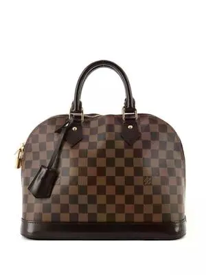 LOUIS VUITTON Alma Handbag Damier Pm Satchel - Brown