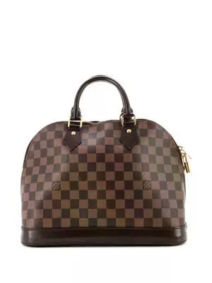 LOUIS VUITTON Alma Handbag Damier Pm Satchel - Brown
