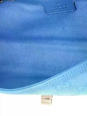 Gucci Luce Canvas Small Shoulder Bag - Blue