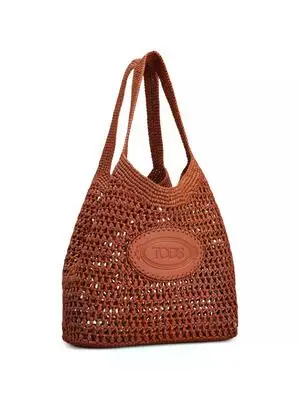 TOD'S Logo-detail Tote Bag