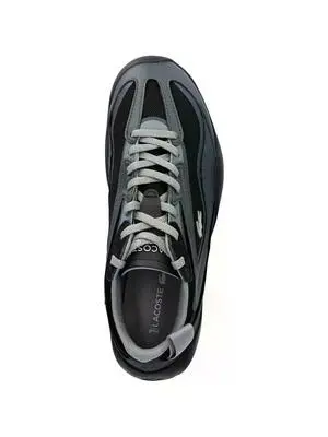 Lacoste Logo Lace-up Sneakers - Black