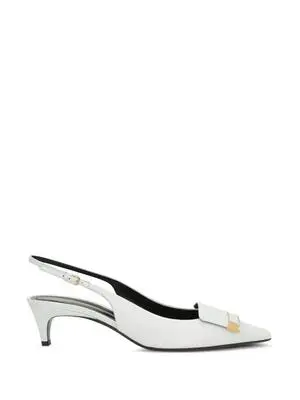 SERGIO ROSSI Sr Evolv Slingback Pumps - White
