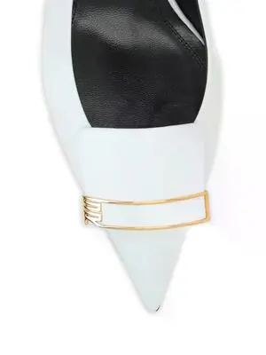 SERGIO ROSSI Sr Evolv Slingback Pumps - White