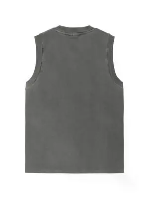 Carhartt Work In Progress Nelson Logo-patch Tank Top - Grey