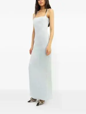 ROTATE BY BIRGER CHRISTENSEN Square-neck Maxi Dress