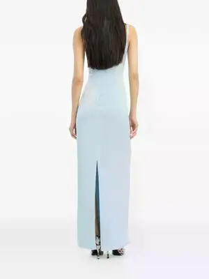 ROTATE BY BIRGER CHRISTENSEN Square-neck Maxi Dress