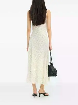 ROTATE BY BIRGER CHRISTENSEN Chiffon Flared Midi Dress