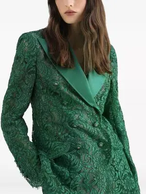 Dolce & Gabbana Lace Double-breasted Blazer