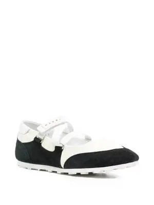Marni Round-toe Ballet Flats - Black