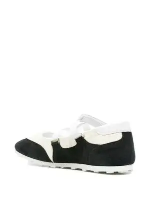 Marni Round-toe Ballet Flats - Black