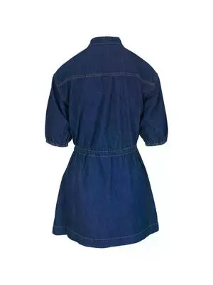 Veronica Beard Akerman Zip Mini Dress - Blue