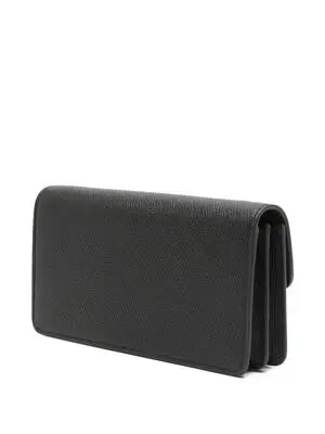 Valentino Garavani Logo Appliqué Shoulder Bag - Black