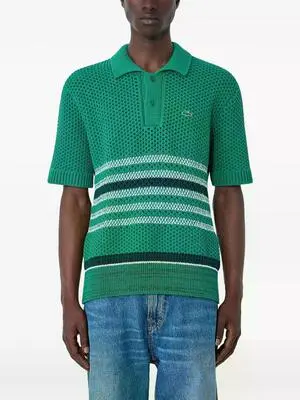 Lacoste Striped-detail Polo Shirt