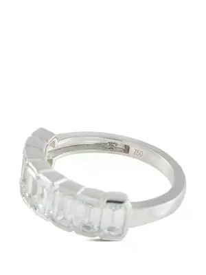 LB EXCLUSIVE 18k White Gold Diamond Band Ring