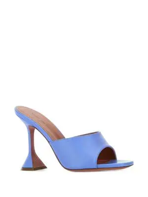 Amina Muaddi Lupita Heeled Sandals - Blue