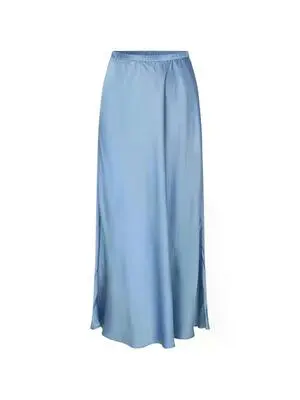 SAMSOE SAMSOE Elasticated Midi Skirt - Blue