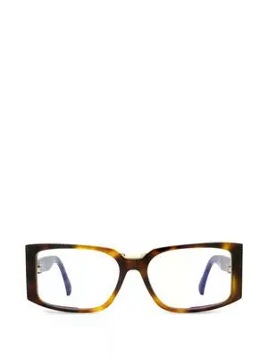 Max Mara Rectangular Glasses - Brown