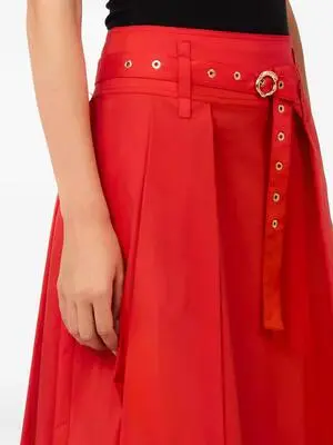 Liu Jo Poplin Midi Skirt