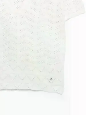 Dkny Collared V-neck T-shirt