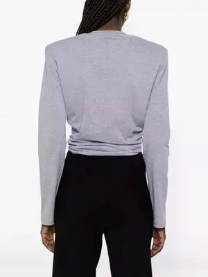 Magda Butrym Knotted T-shirt - Grey