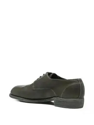 Guidi Lace-up Derby Shoes - Green
