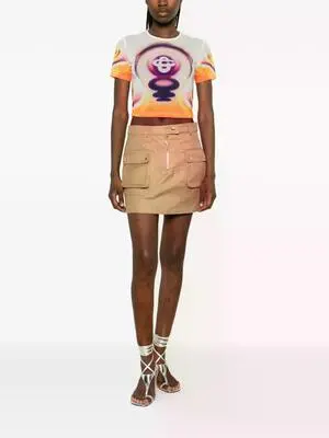 Casablanca Graphic-print T-shirt - Orange