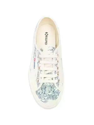 Superga Toile De Jouy Printed Sneakers - Neutrals