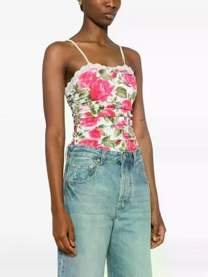 Chloé Floral Lace Bodysuit - White