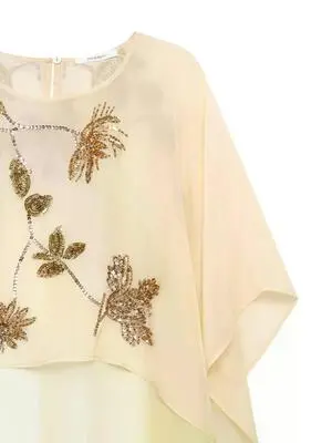 Malìparmi Beaded Embroidered Cape