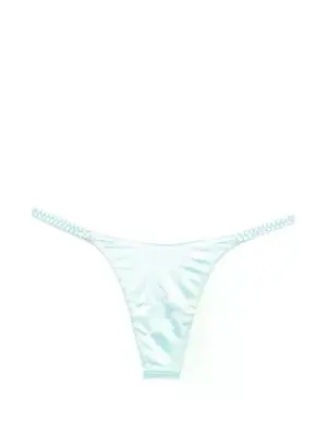 ISA BOULDER Weave Side Bikini Bottom - Blue