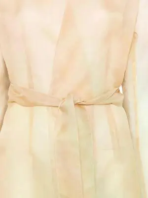 Antonelli Firenze Belted V-neck Jacket - Neutrals