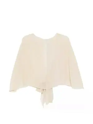 Antonelli Firenze Tie-knot Cape - Neutrals