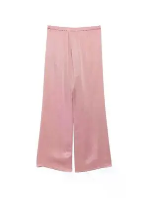 Antonelli Firenze Elasticated Wide Leg Trousers - Pink