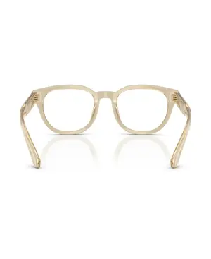 Burberry Round Frame Eyeglasses - Beige