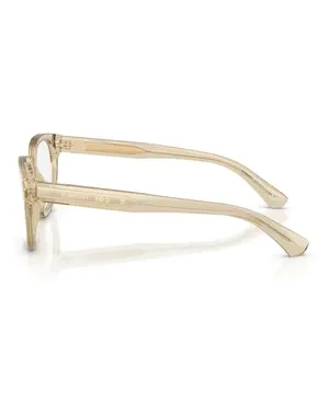 Burberry Round Frame Eyeglasses - Beige
