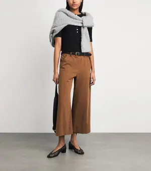 ME+EM Raffia And Leather Belt