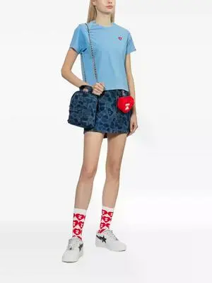 AAPE BY *A BATHING APE Heart-logo T-shirt