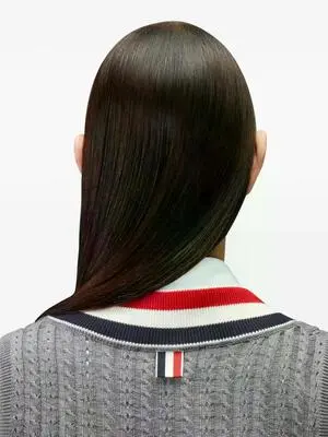 Thom Browne Cricket Stripe Vest - Grey