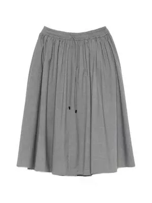 Max Mara Gathered Drawstring Skirt