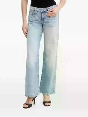 Guess Low-rise Straight Leg Jeans - Blue