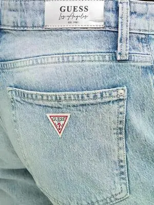 Guess Low-rise Straight Leg Jeans - Blue