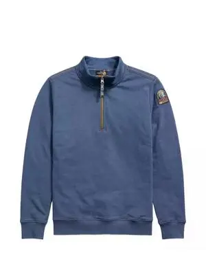 PARAJUMPERS Zip-up Sweatshirt With Patch - Blue
