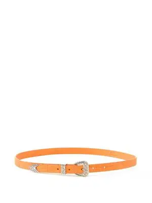 Pinko Croc-effect Buckle Belt - Orange