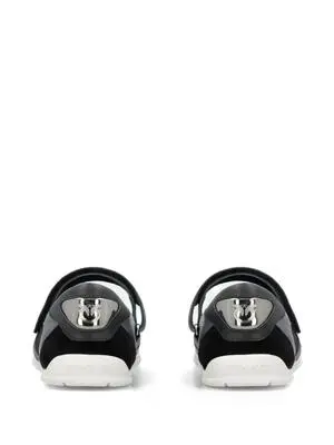 Pinko Lettering-detail Strap Ballet Sneakers