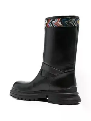 Missoni Buckle Trim Boots - Black