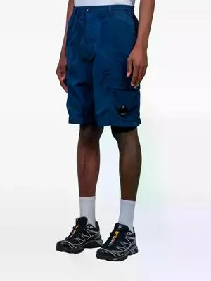 C.P. COMPANY Chrome-r Lens Boxy Cargo Shorts - Blue