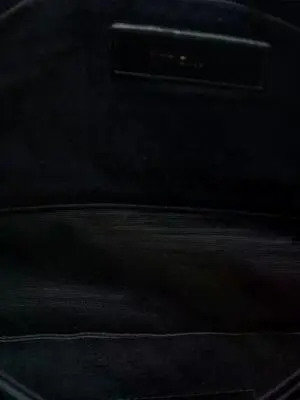 Saint Laurent 2019 Croc Embossed Monogram Clutch